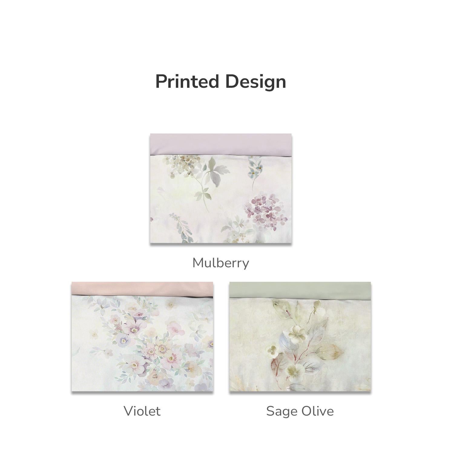 Marie Claire Montaigne Printed Tencel 1290TC Bedding Collection ...