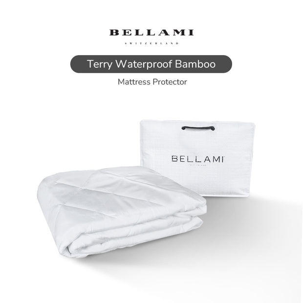 Bellami Terra Waterproof Bamboo Mattress Protector | Soft ...